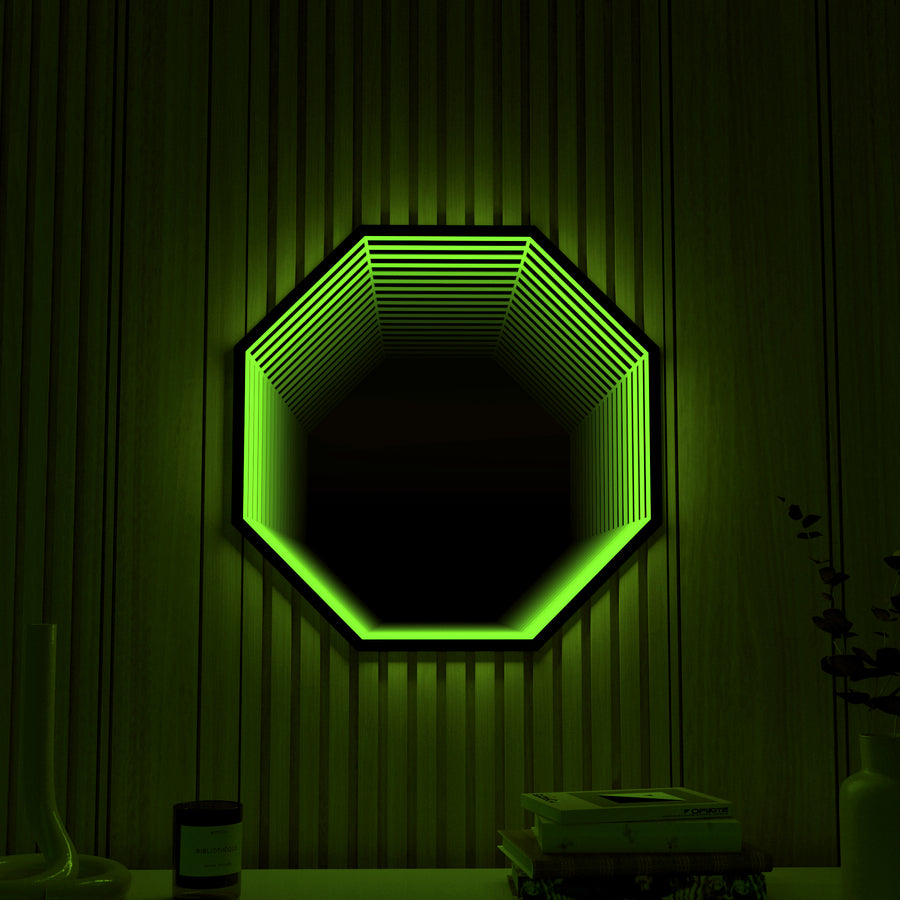 3D Octagon Infinity Mirror Light | Ozarké