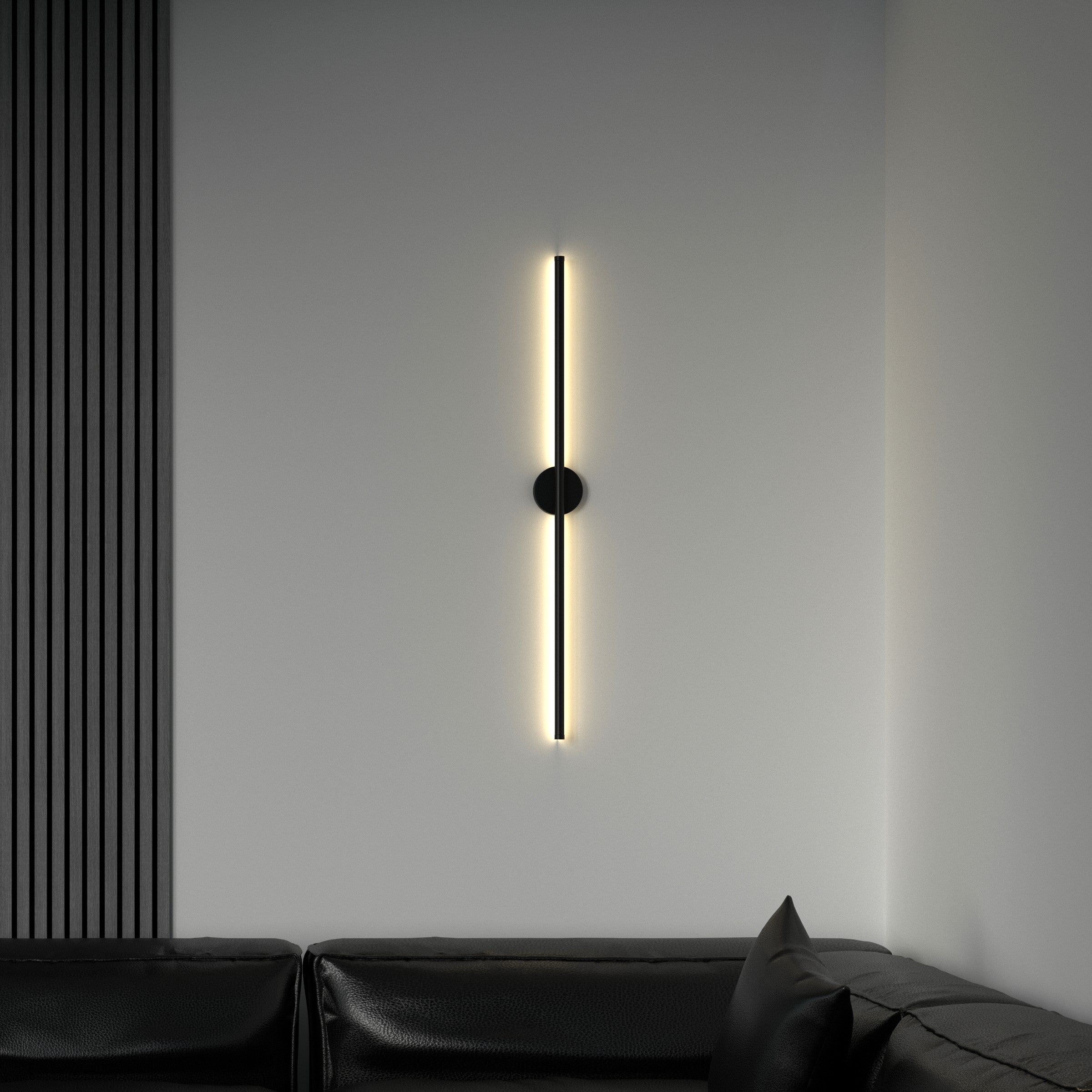 Minimalist LED Round Wall Sconce - Modern Ambient Atmosphere Lighting ...