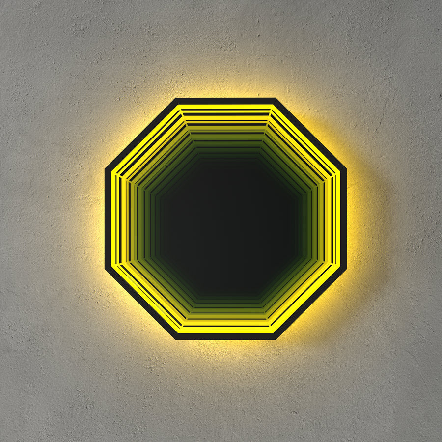 3D Octagon Infinity Mirror Light | Ozarké