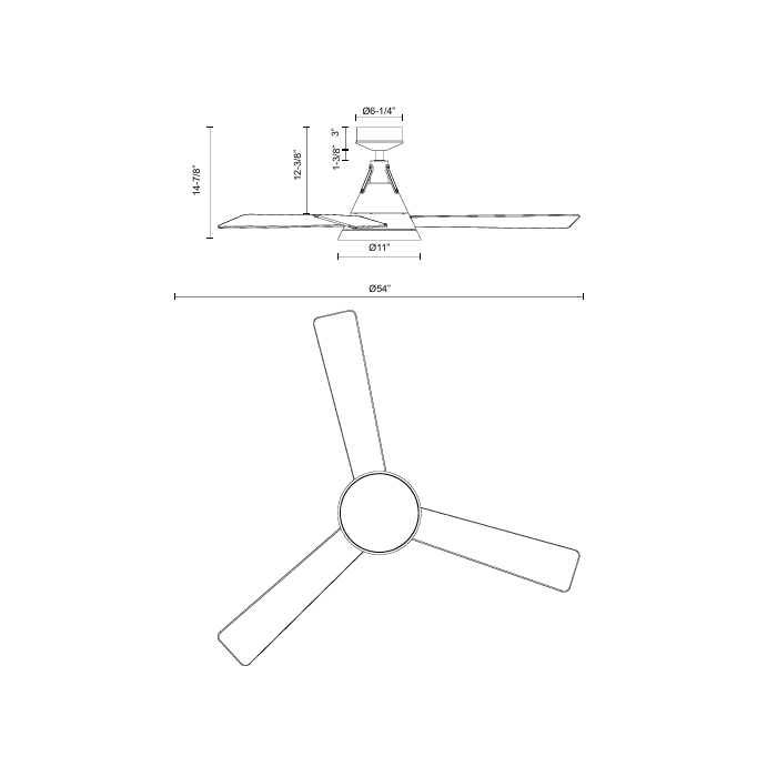 Archer 54-in Ceiling Fan