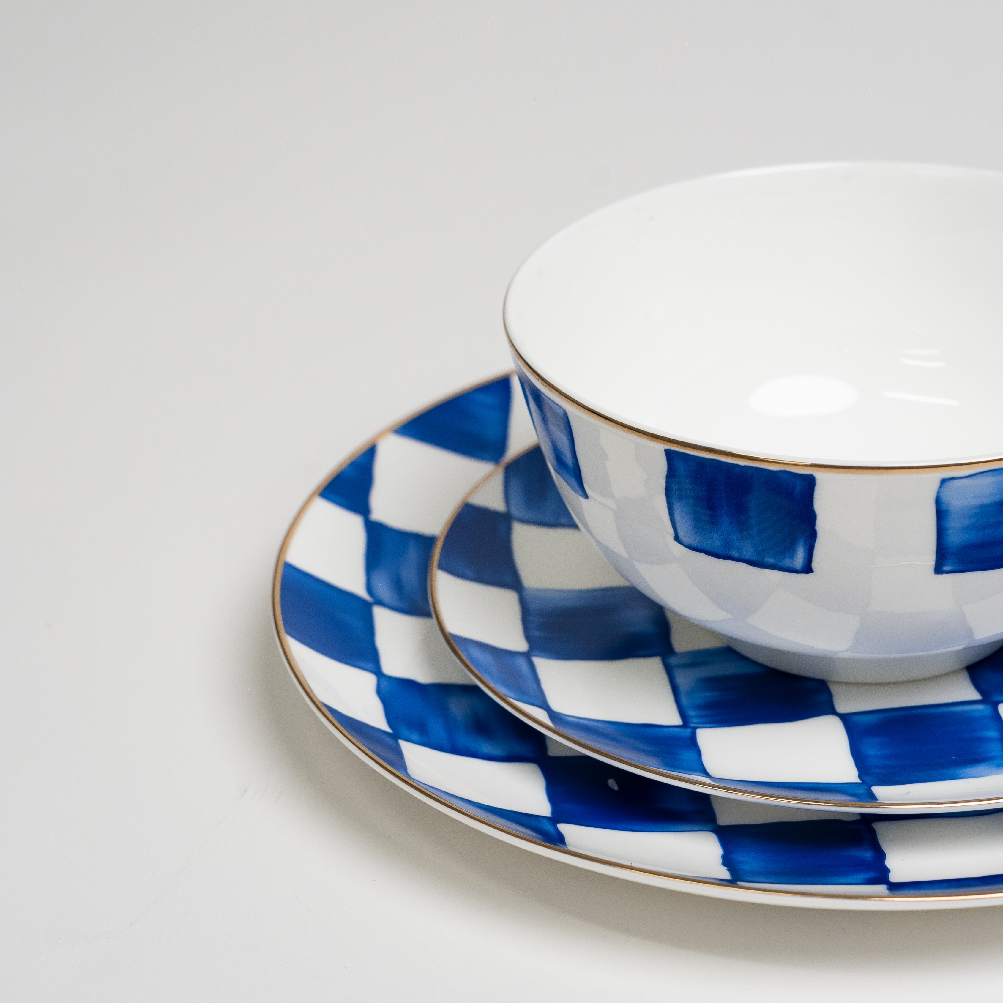 Royal Blue Plate Set
