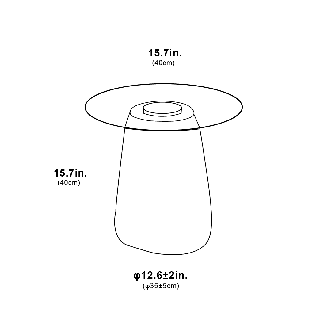 Glass Cobblestone Table