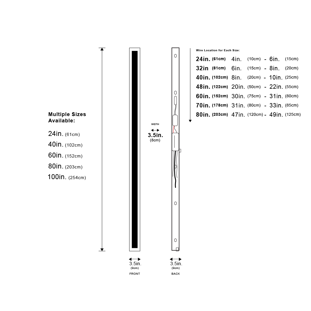 Immense RGB Outdoor Wall Lamp IP65 | Modern Wall Lighting