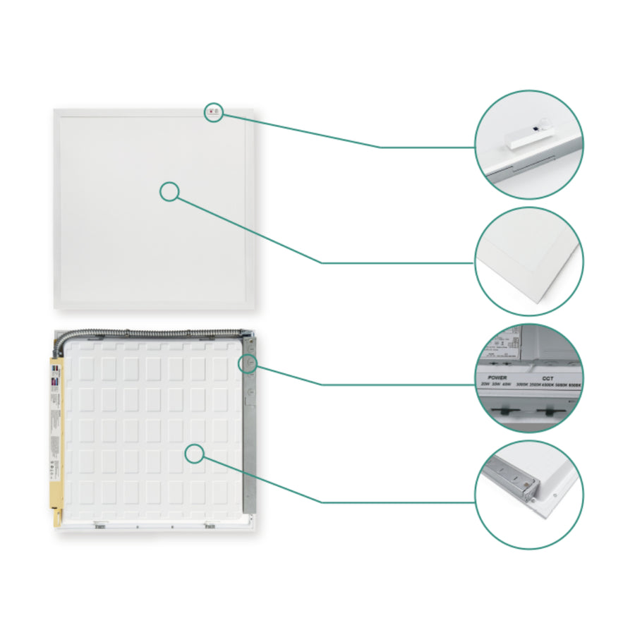LED Back-Lit Panel (Sensor Base/ 9W EM)