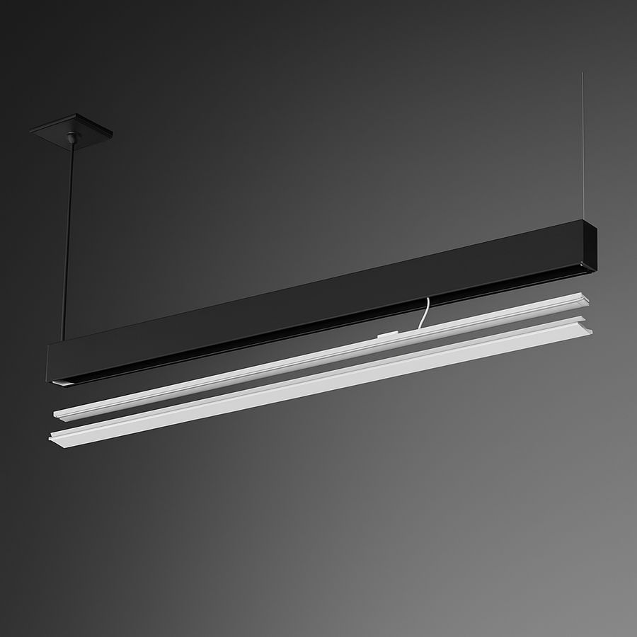 LED Linear Pendant Up Down Light White