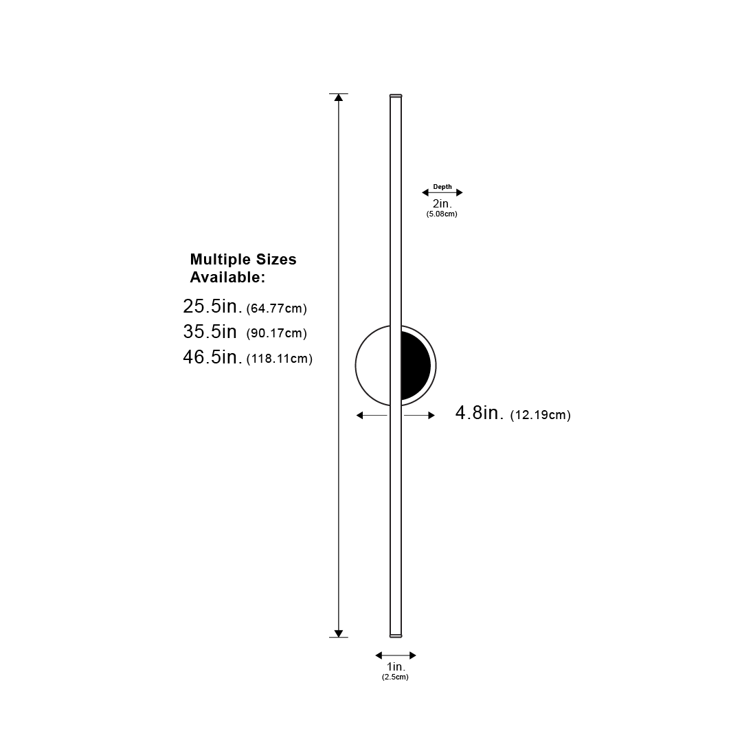 Modern Minimalist Round Wall Sconce | Minimalist Wall Lamp | Ozarke