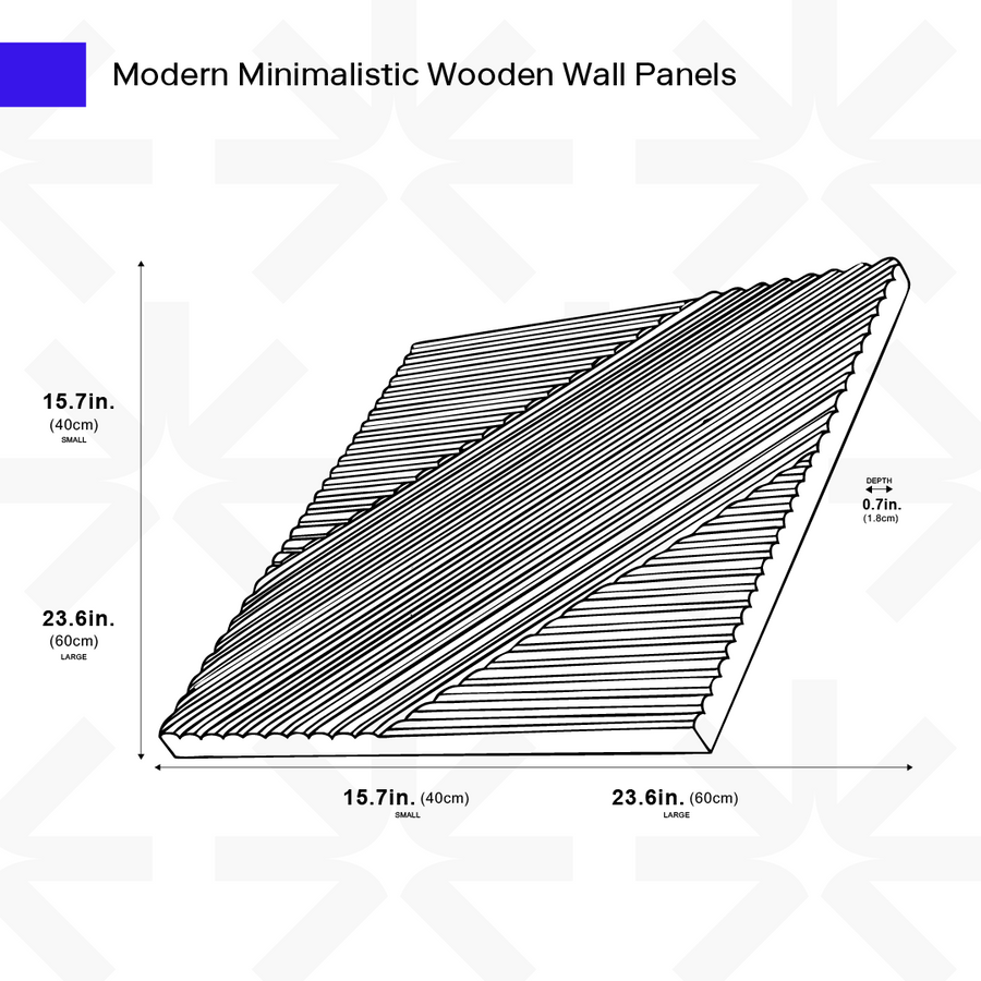 Modern Solid Wood Panel