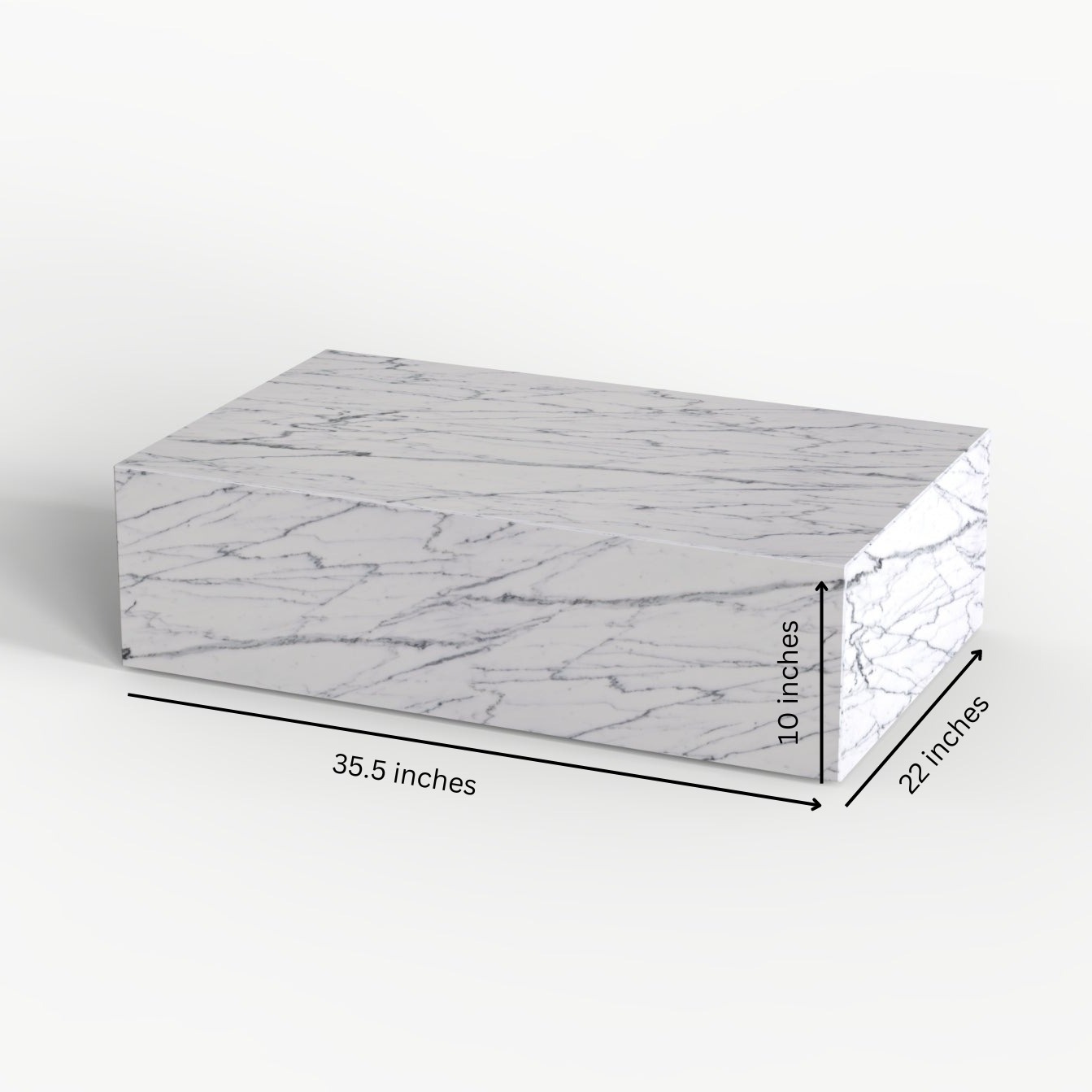 Italian Carrara White Table
