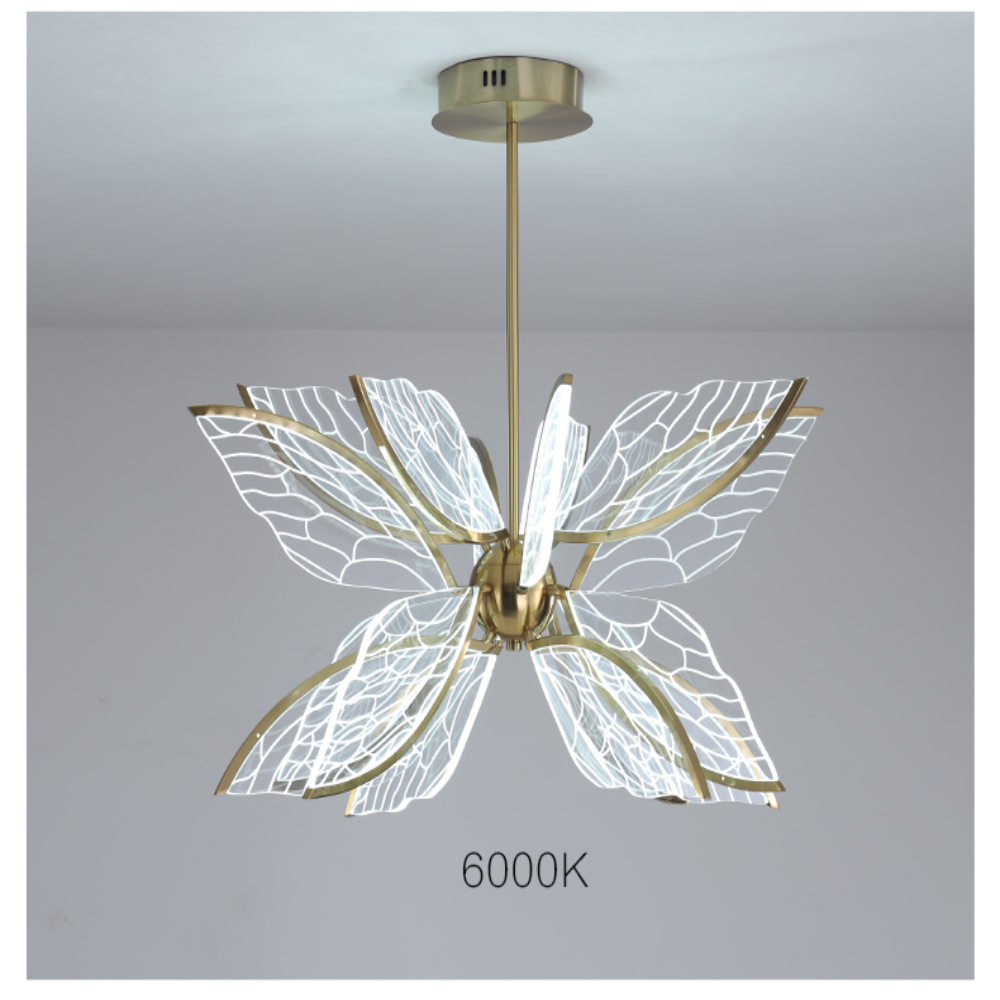 Gold Butterfly Wing Chandelier | Ozarké