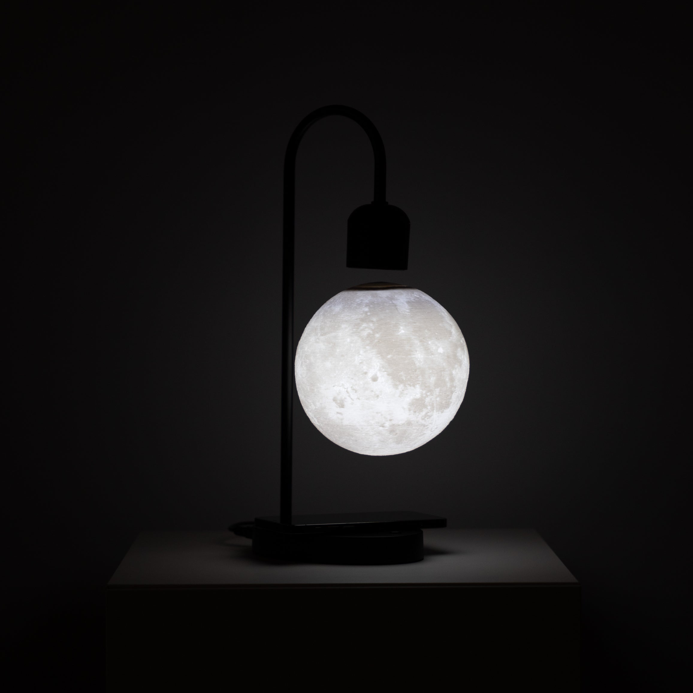 Levitating Moon LED Lamp with Wireless Charger | Ozarke